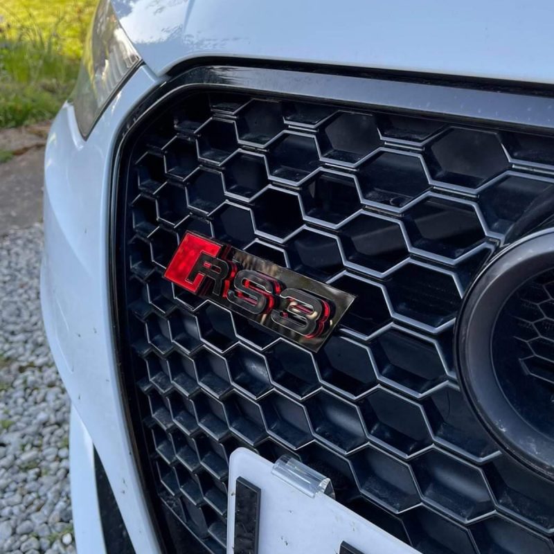 Audi RS3 Badges – The Plate Gram | Custom Crafted Products